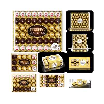Ferrero Rocher/Ferrero Collection chocolate box 4/8/15/16/24/30/32/42 ...