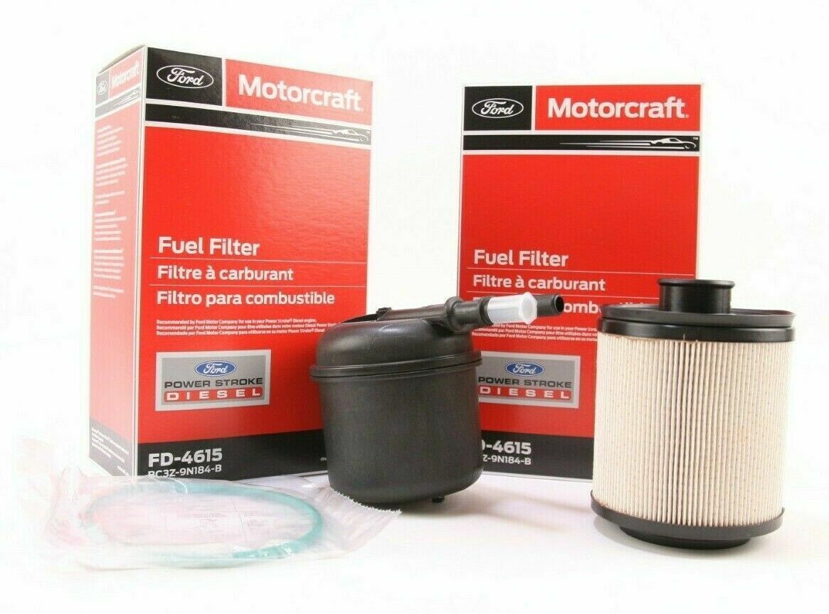 New Ford Motorcraft FD4615 [2] Fuel Filter 11-13 6.7L DIESEL F250 F350 ...