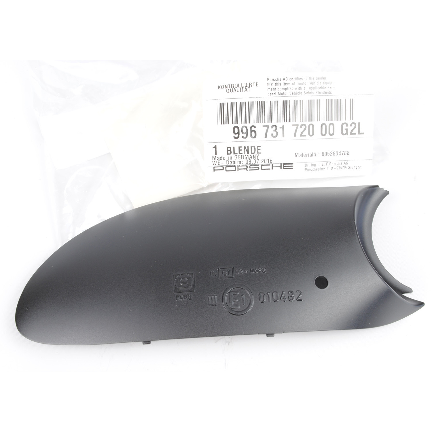 Genuine Porsche 986/996 Lower Door Mirror Trim Right Boxster Carrera ...
