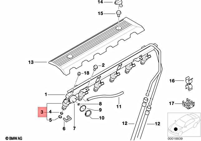 Genuine BMW E38 E39 E46 E60 E61 E83 E85 Z3 SUV Fuel Injector OEM ...