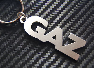 GAZ Keyring Keychain Key Fob Stainless Steel Name Gift | eBay