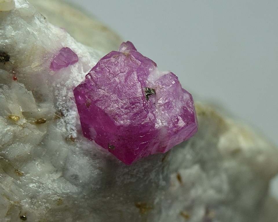 Natural Ruby Crystal Specimen Combined With Pyrite 293 Gram | eBay