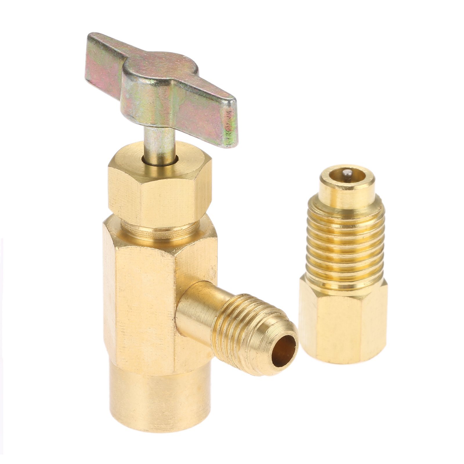 R1234yf A/C Can Tap Dispenser 1/2" ACME LH Tapper Dispensing Valve with ...