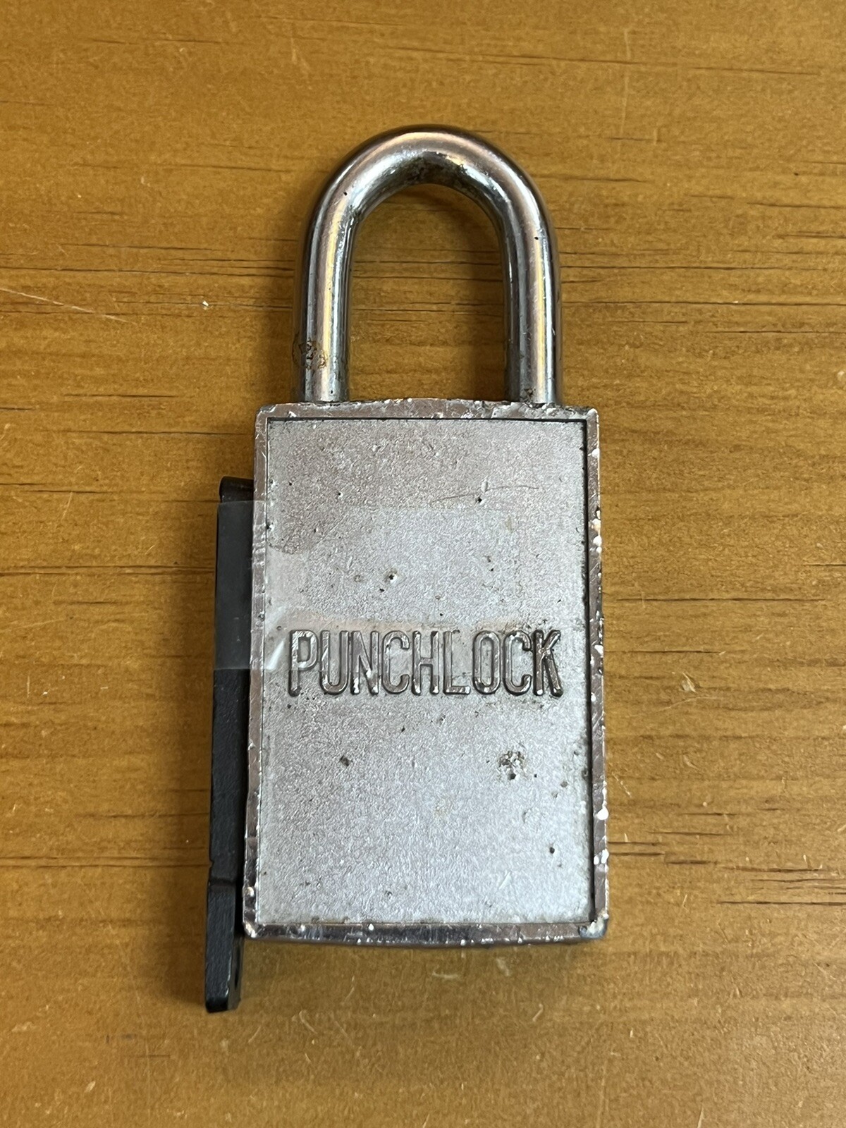 Vintage Punch Lock padlock Silver Tone Punchlock | eBay