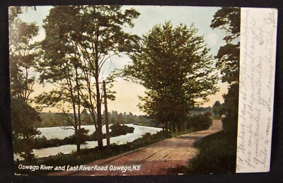 NY Oswego River and East River Road 1907 UDB Postcard | eBay