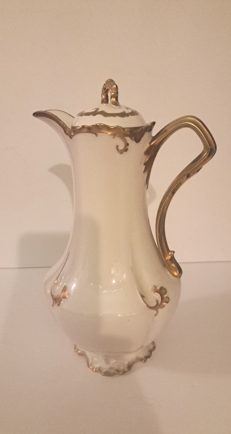 Limoges France Coffee Pot Old Abbey Antique Star Backstamp | eBay