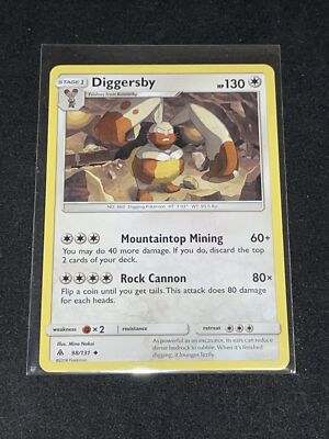 Pokemon TCG 2018 SM Forbidden Light #98/131 Diggersby Uncommon Card NM ...