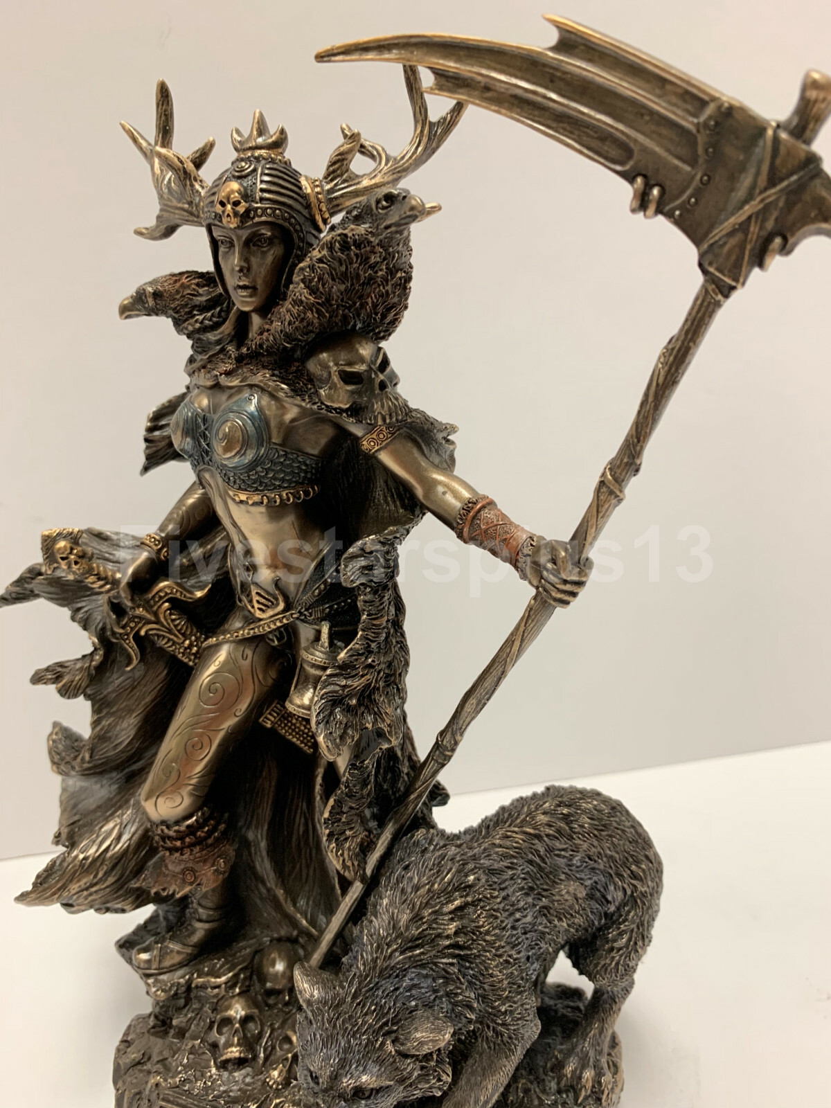 New Hel Statue Goddess of the Norse Underworld Mythology Sculpture ...