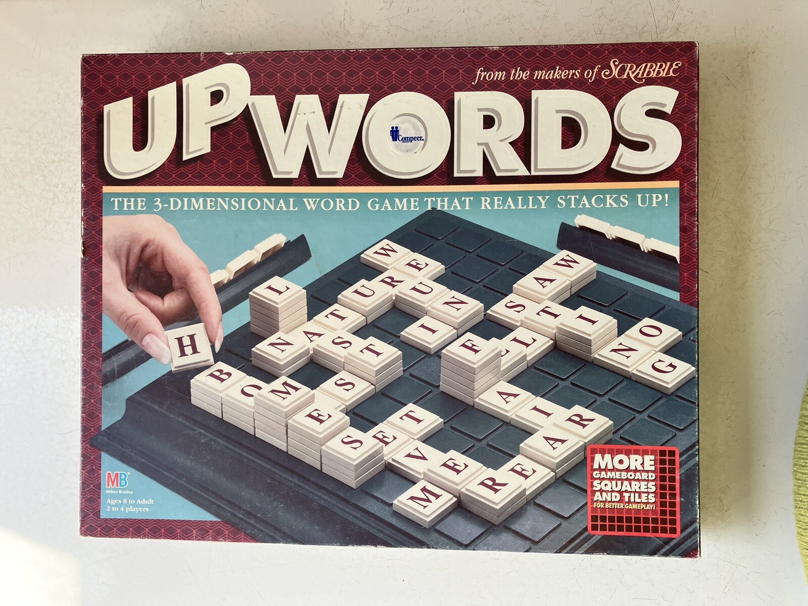 UpWords 3 Dimensional Board Game Milton Bradley 1983 - ‎4312 ...