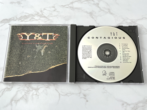 Y&T Contagious CD DADC PRESS! 1987 Geffen 9 24142-2 Queensryche RARE! OOP! | eBay