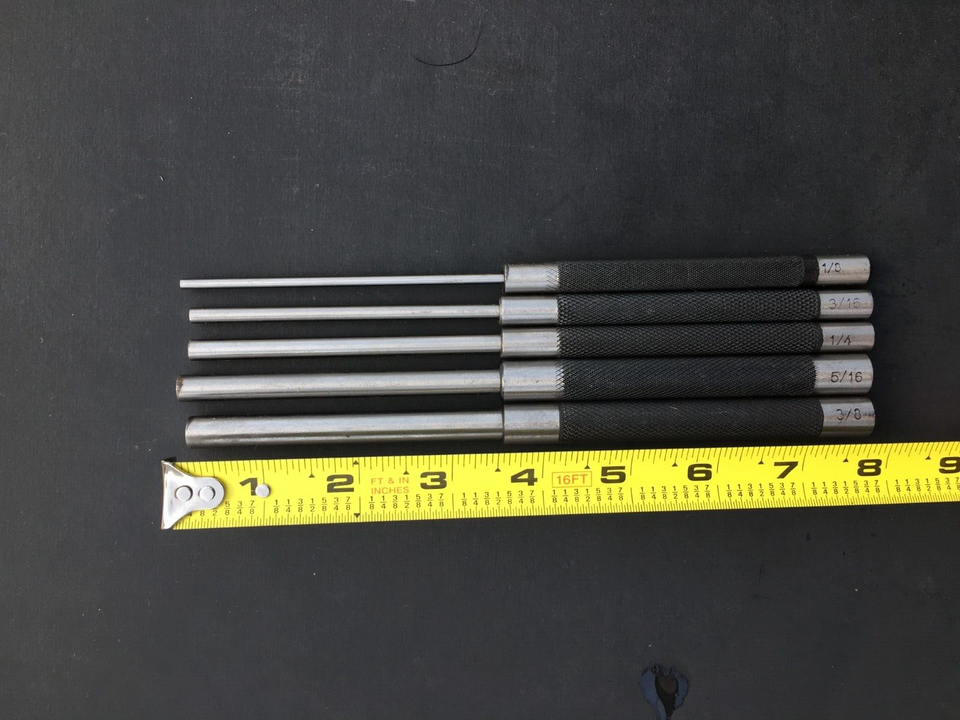 New 5pc STEEL Long Drive Pin Punch Set Gunsmith Drift Pin Hand Tools | eBay