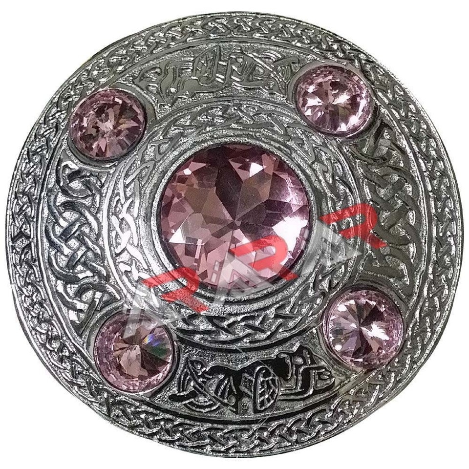 Scottish Kilt Fly Plaid Brooch Kilt Brooches Celtic Chrome Finish 5 ...