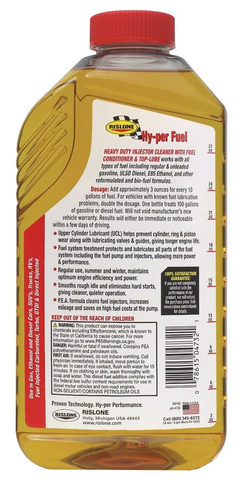 Rislone 4732 Fuel Injector Cleaner UCL - 32 oz. 1 Pack | eBay