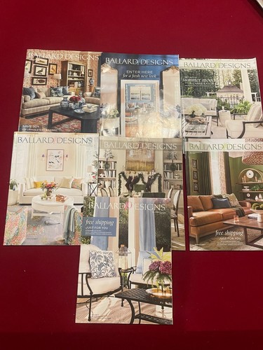 Lot (8) Ballard Designs Catalogs Interior Design Decorator Idea Books ...