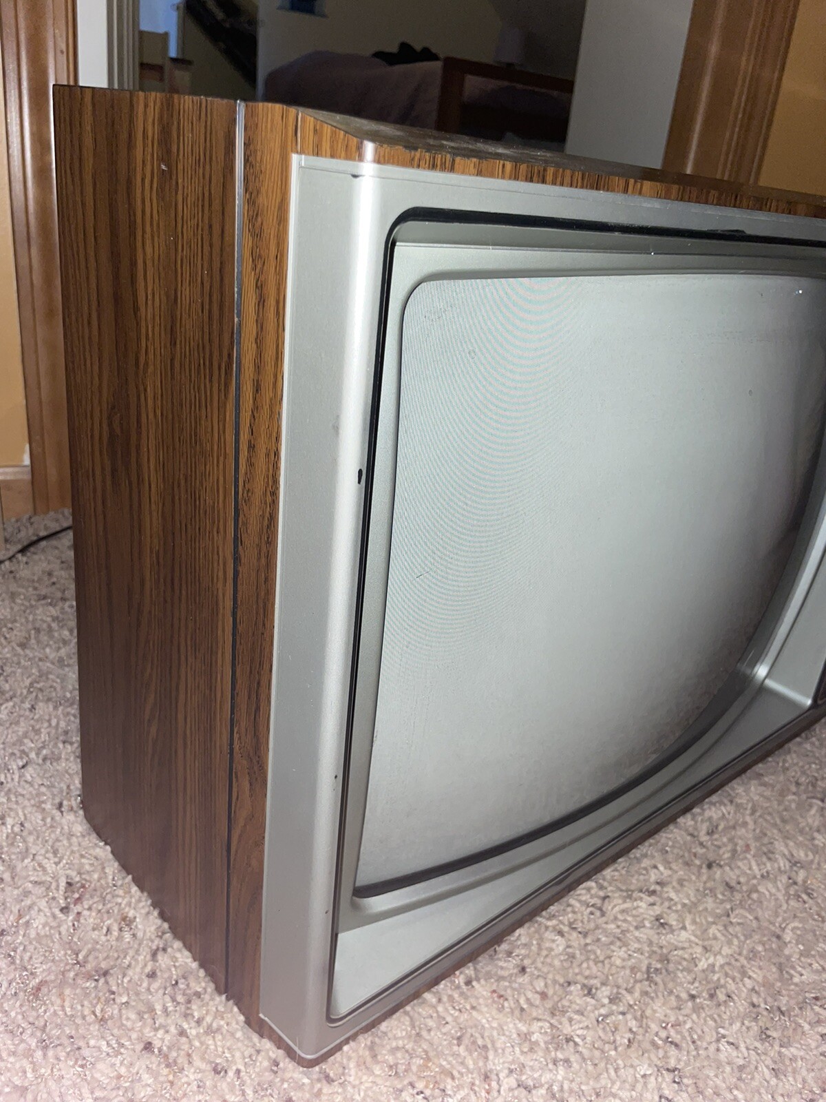 ZENITH SPACE COMMAND VINTAGE 19 INCH COLOR CRT TUBE TV RETRO REMOTE ...