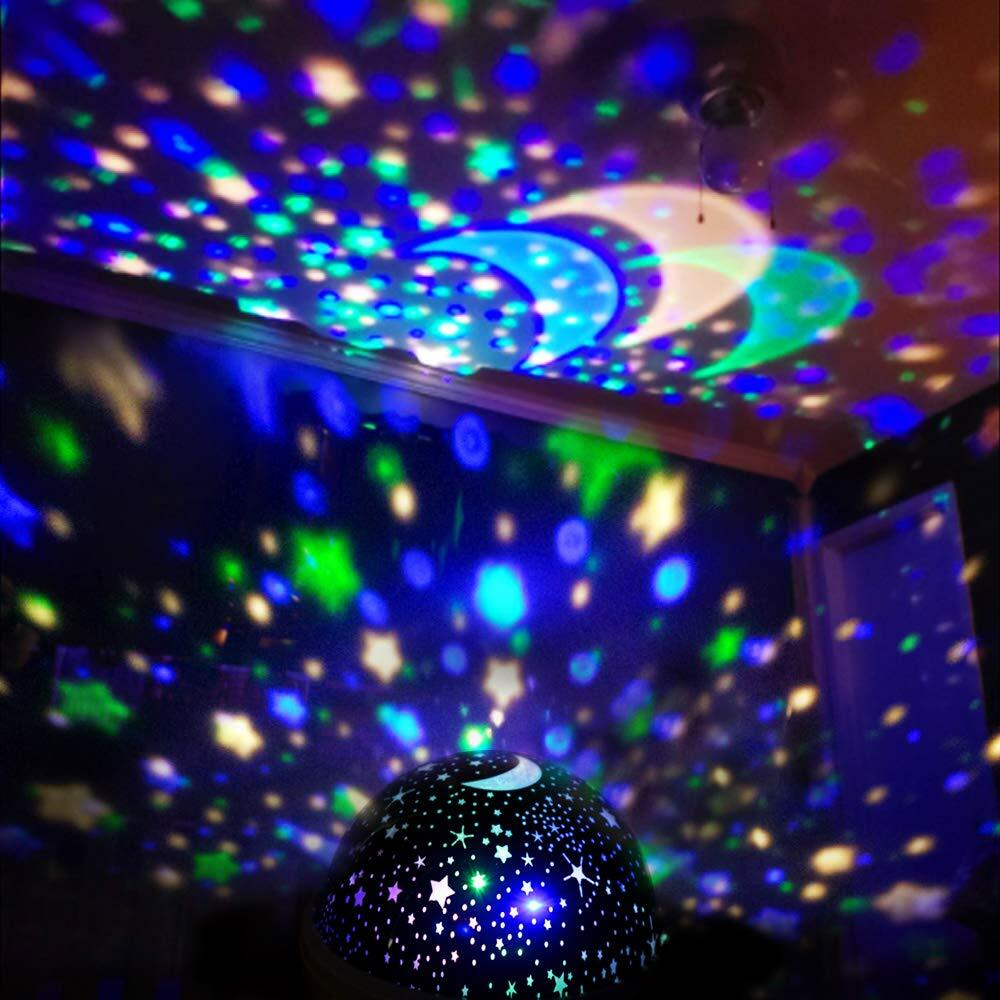 Calming Autism LED Light Sensory Projector Sky Star Night Lamp + Music ...