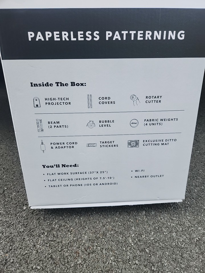 Singer Ditto Sewing Projector Paperless Patterning Brand New & Unopened ...