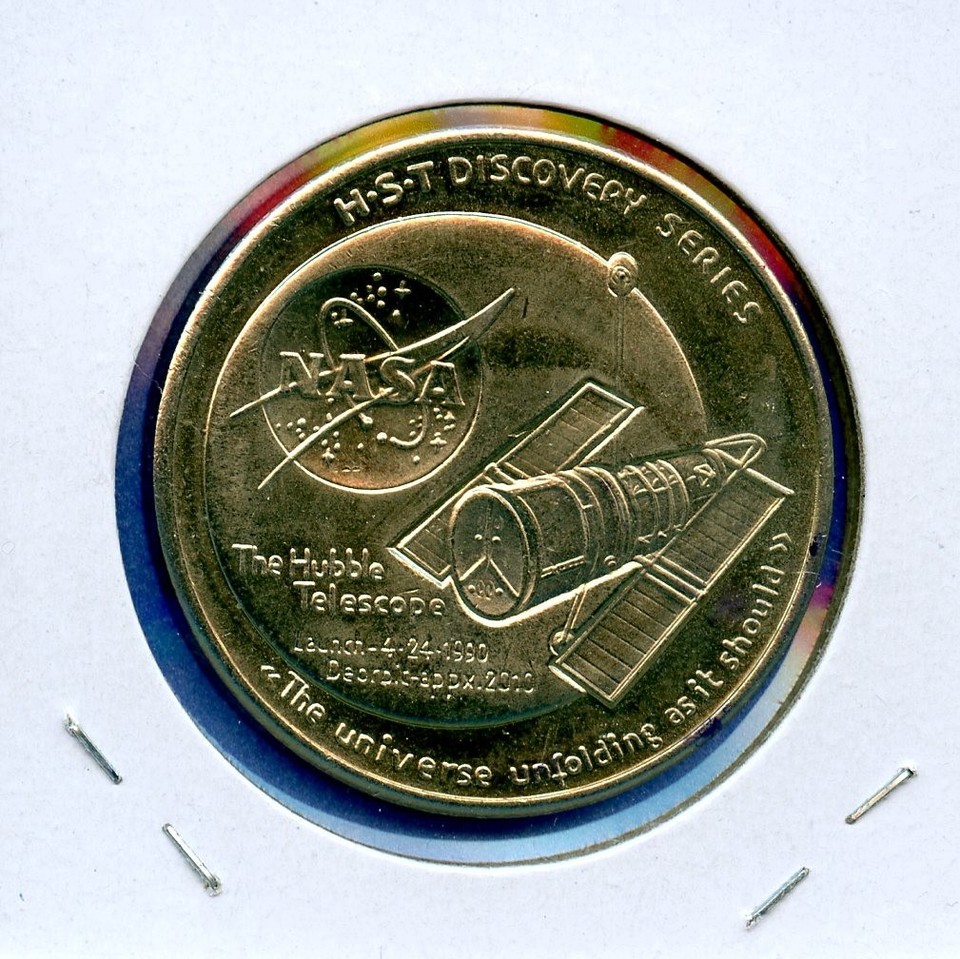 NASA Mars Through the Eyes of Hubble Space Telescope Token 39mm Coin ...