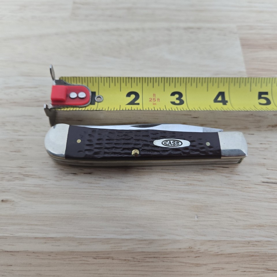 Case XX Trapper Jigged Brown Delrin Handles 6254 SS 2010 | eBay