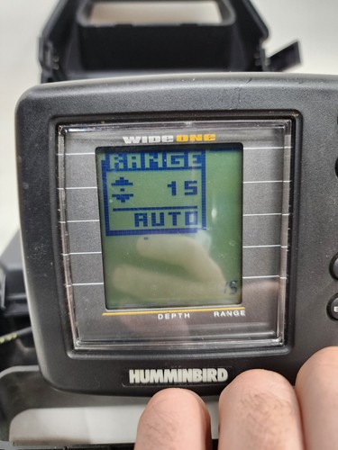 HUMMINBIRD WIDE ONE Fish Finder Unit With Transducer Travel Case New ...