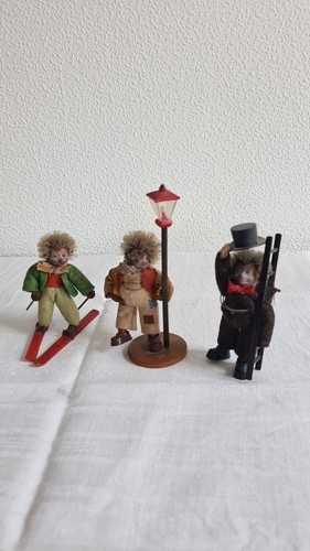 Rare 3 Anciennes Figurines Herisson Collection Peter Mecki | eBay