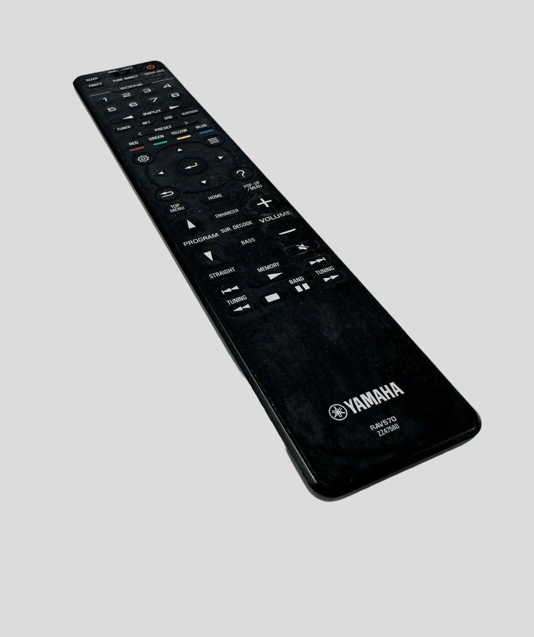 OEM Original Yamaha RAV570 ZZ47560 TV Remote Control Black Tested | eBay