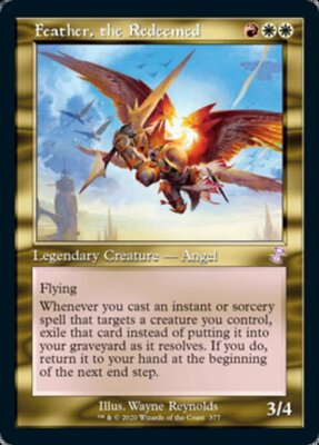 MTG FEATHER, THE REDEEMED EXC - FEATHER, LA REDENTA - TSR X EN - MAGIC ...