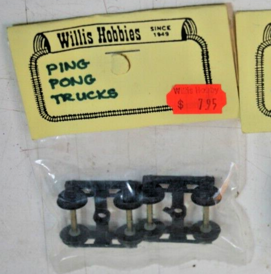 Passenger trucks for Long Island Railroad Ping Pong cars assembled | eBay