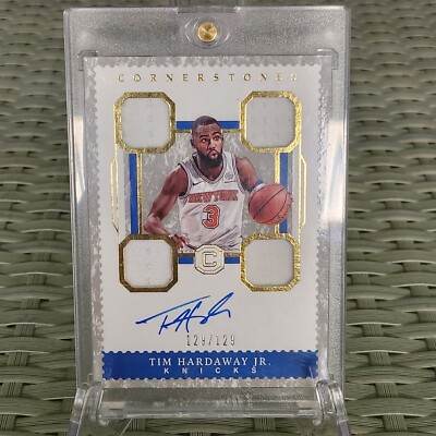 Tim Hardaway Jr Cornerstones Jersey Autograph 129/129 | eBay Australia