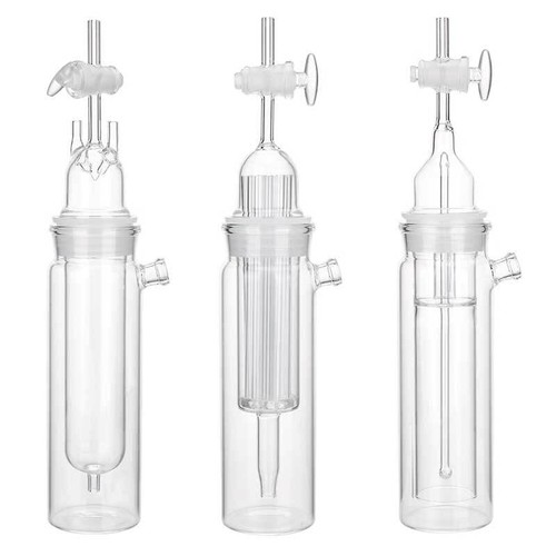 1904 Auger Gas Analyzing Glassware Set for Chemistry Lab Absorption ...