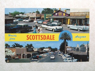 J876 Postcard Scottsdale Arizona AZ howdy from | eBay