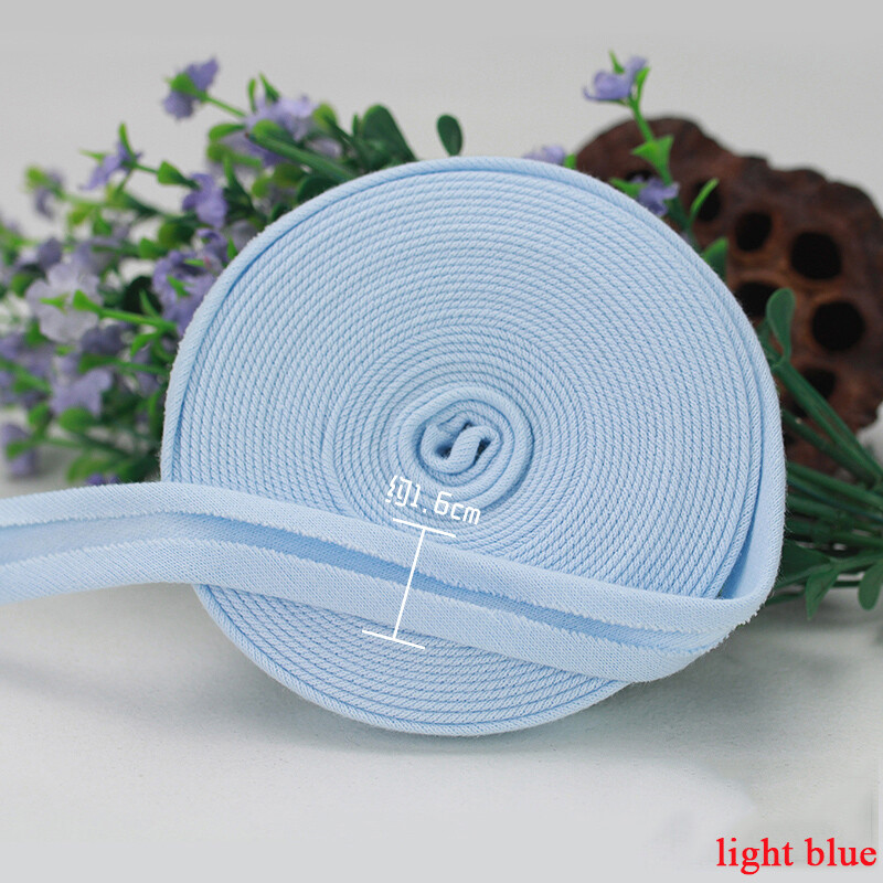 5M Cotton Elastic Bias Binding Ribbon Strap DIY Sewing Crafts Webbing ...