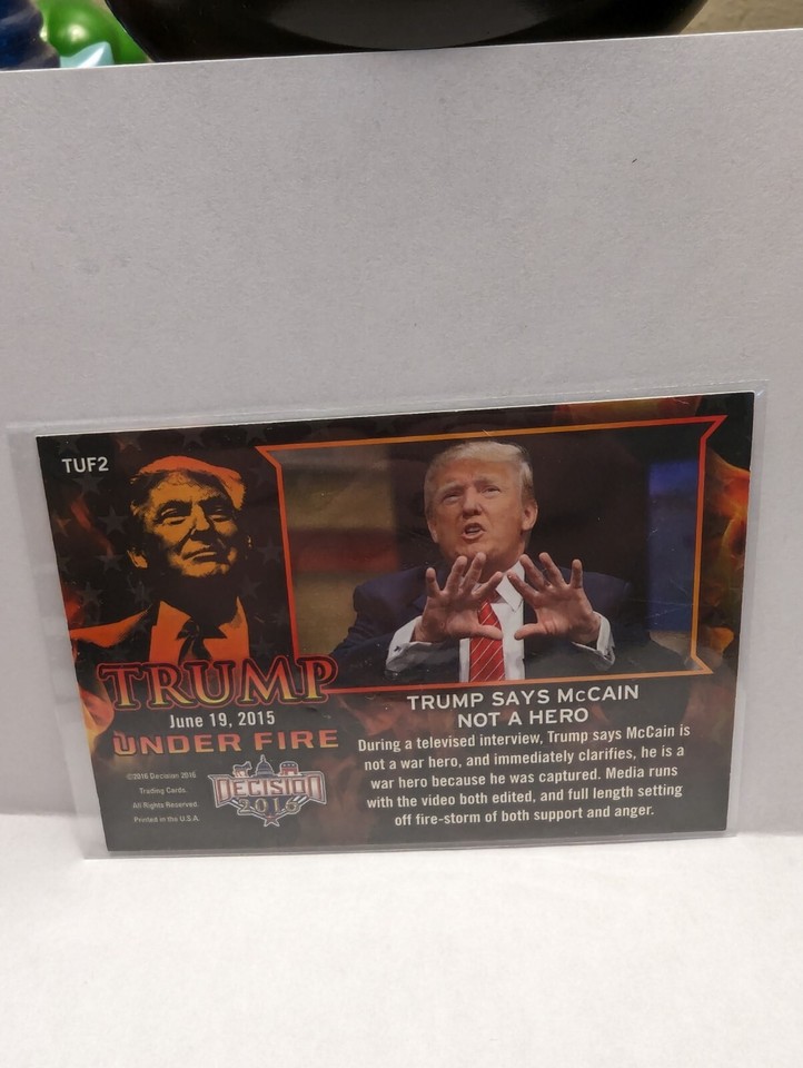 Decision 2016 Trump Under Fire Pink Donald Trump Says McCain Not A Hero ...