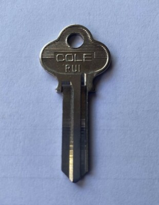 Cole RU1 Key Blank - Belnap Hardware/Fox Police Lock/International ...