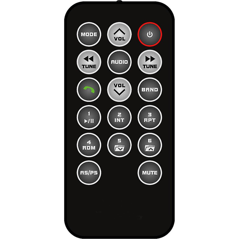 DUAL Axxera JENSEN Remote Control MXD337BT MCP1337BT XDM16BT CMR322 ...