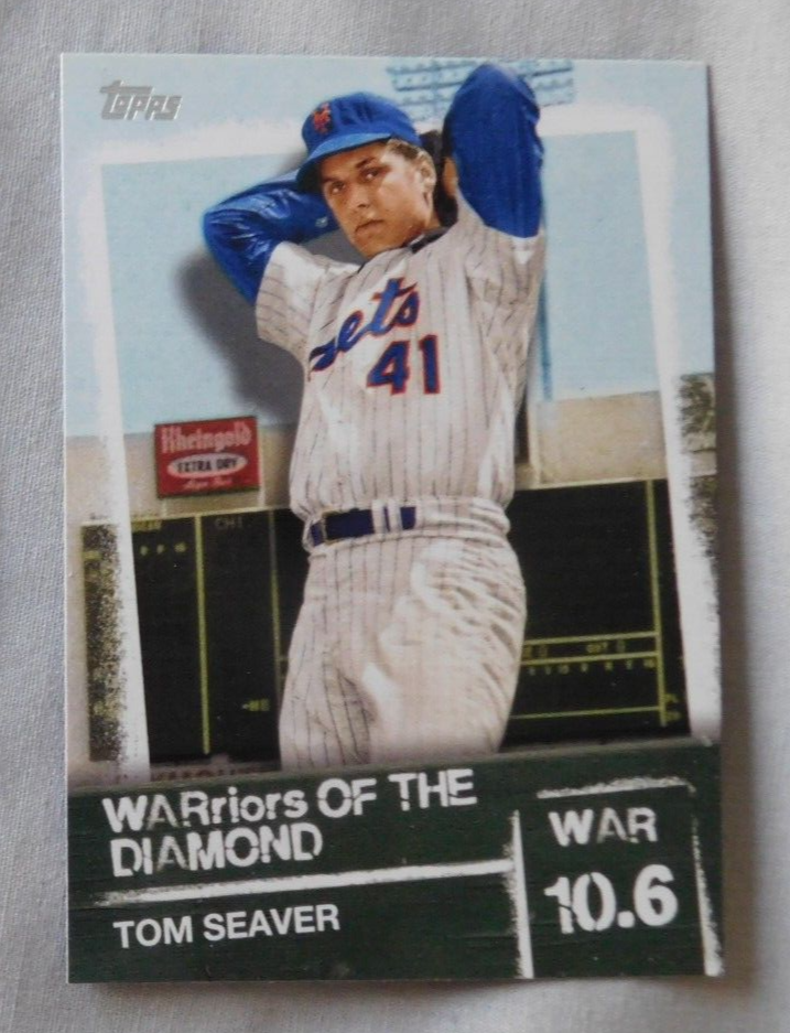 2020 Topps Warriors of the Diamond #WOD-6 Tom Seaver Mets Baseball Card ...
