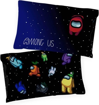 Among Us Space Float Kids Double-Sided Pillowcase, Set of 2 ...