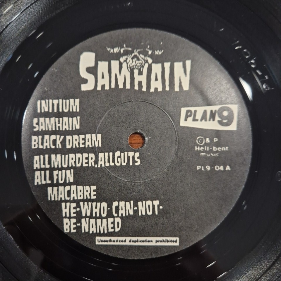 LP Samhain - Initium PLAN 9 PL9-04 Musica Punk Death Rock Vinile | eBay