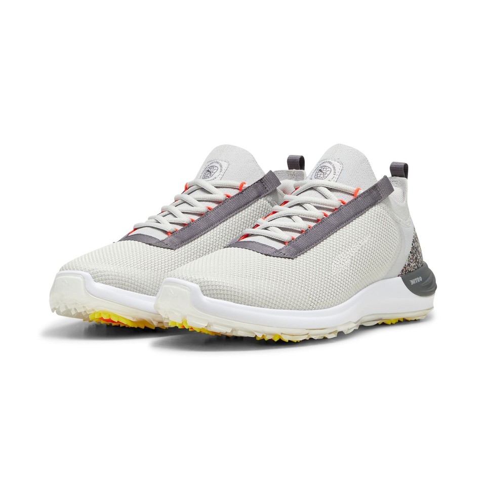New Puma Golf Phantomcat Nitro Sport Shoes Glacial Gray/Slate Sky/Red ...