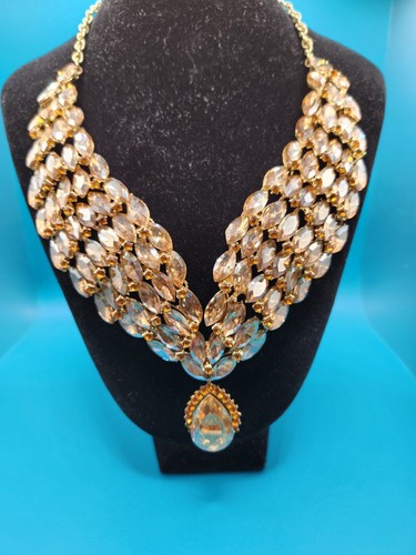Beaded Statement Necklace Formal Wear Accessory Costume jewelry | eBay