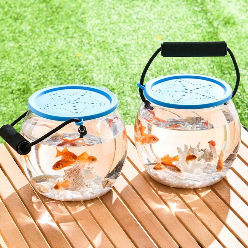 Leakproof Lid Fish Carriers Fish Transport Tanks With Portable Handle ...
