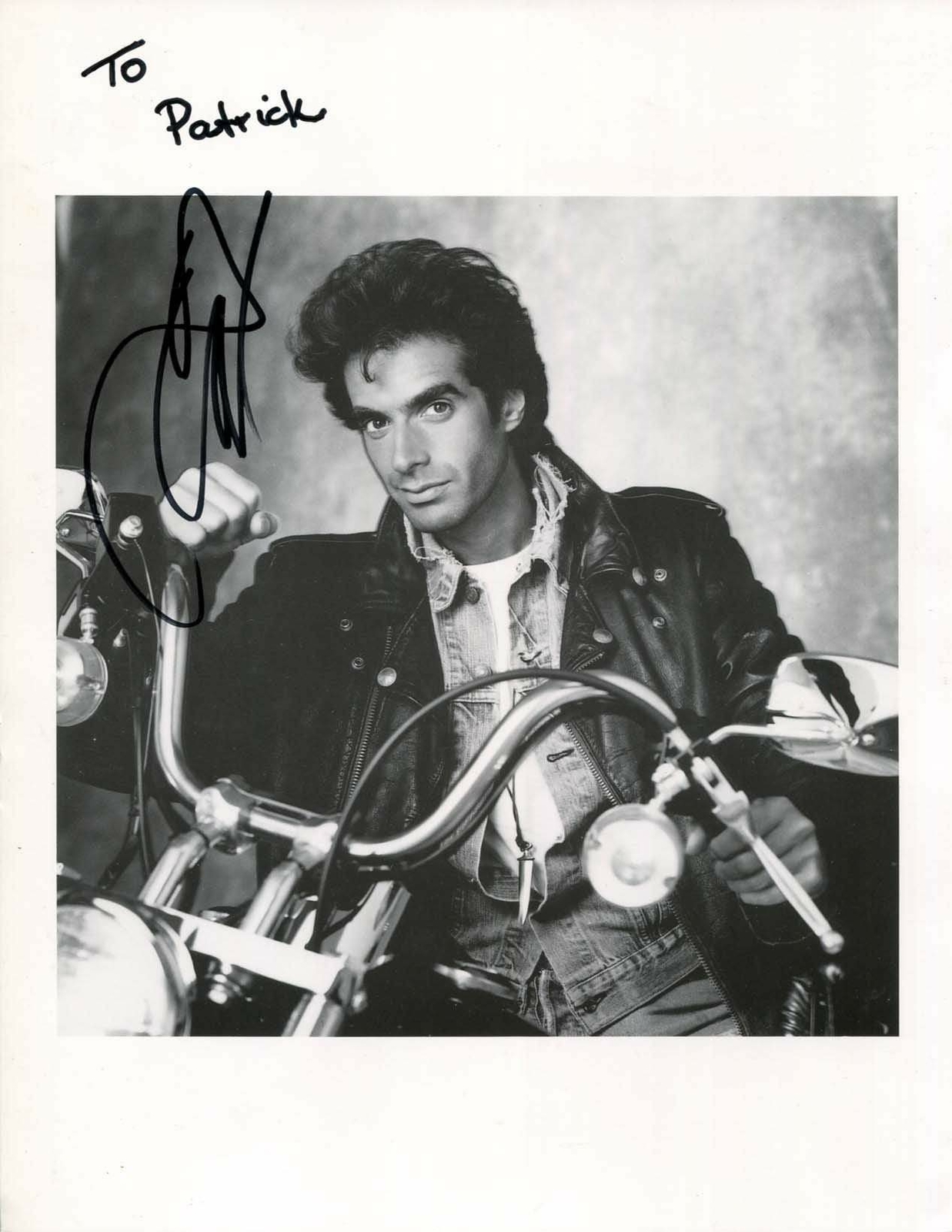David Copperfield ILLUSIONIST autograph, signed photo | eBay