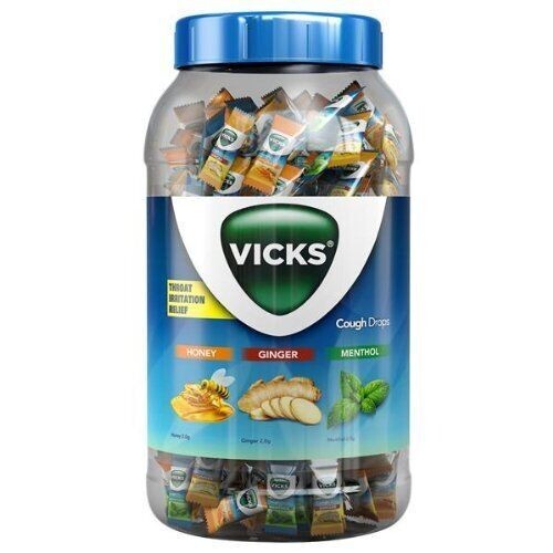 Vicks V Throat Cough Drops - 175 Count (Menthol/Ginger/Honey) | eBay