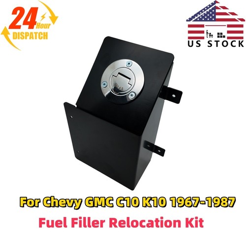 For 1967-1987 Chevy GMC C10 K10 Truck In Bed Fuel Filler Gas Door Cap ...