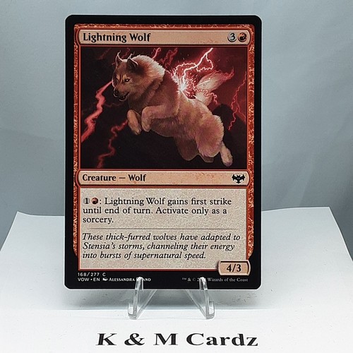 MTG - Innistrad: Crimson Vow - Lightning Wolf - #168 | eBay