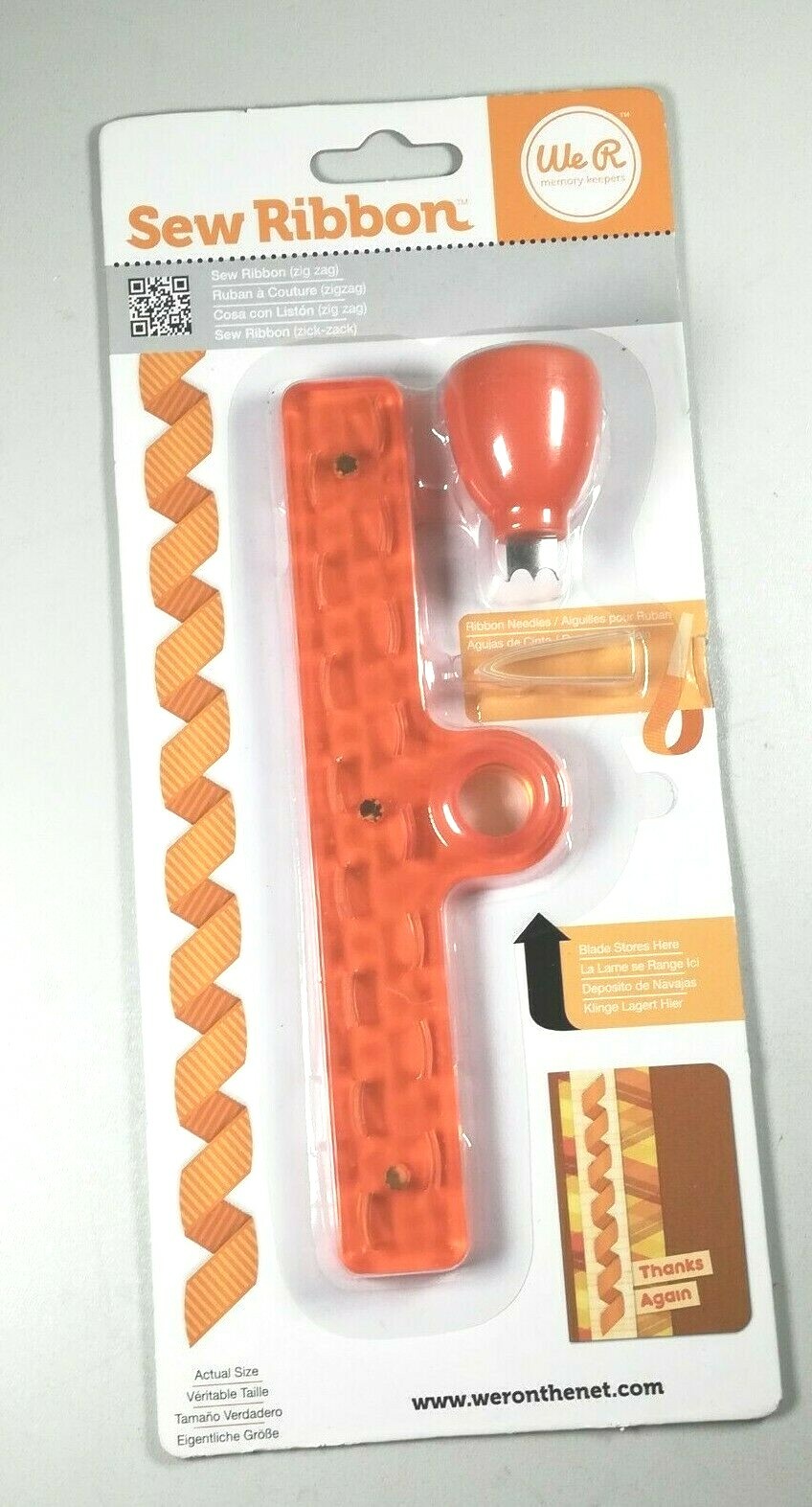 Sew Ribbon ZIG ZAG We R Memory Keepers (71212-1) Sew Ribbon Tool | eBay