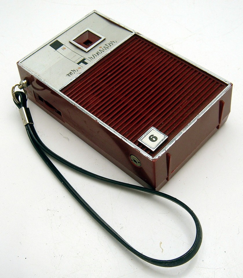 Vintage Mr Transistor 6 Transistor Radio Seems Operable Red Color | eBay
