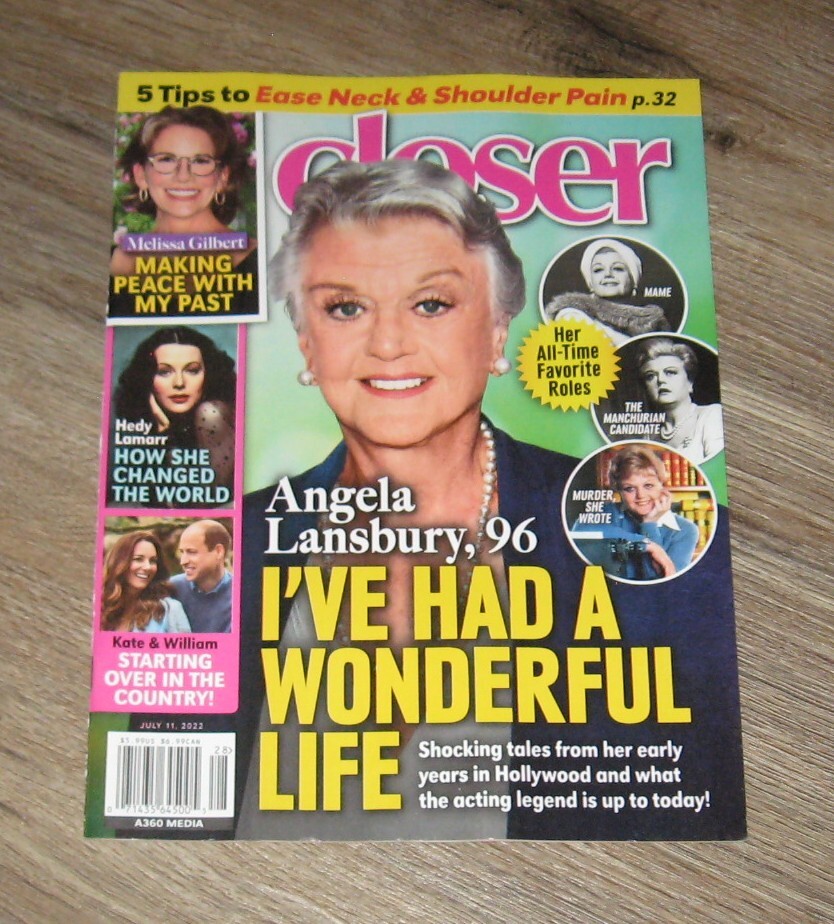 Closer 2022 magazine Angela Lansbury HEDY LAMARR Melissa Gilbert MIMI ...