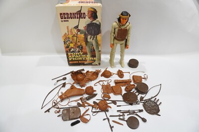 VTG GERONIMO ACTION FIGURE FORT APACHE W/ BOX & MANY ACCESSORIES #1863 ...