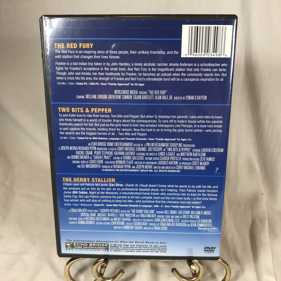 The Red Fury Two Bits & Pepper The Derby Stallion Family Collectors 3 ...